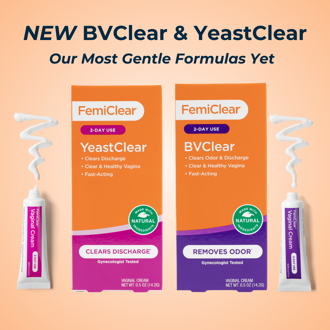 FemiClear Innovation: New BVClear and YeastClear Cream Formulas