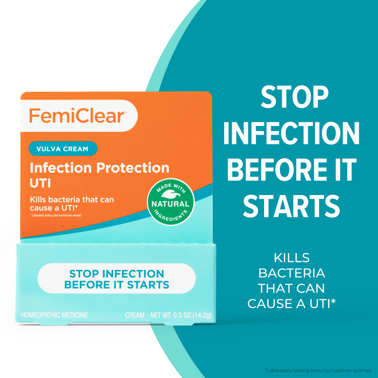 UTI Infection Protection Vulva Cream - Natural Defense | FemiClear
