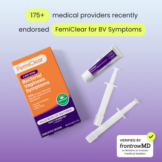 Bacterial Vaginosis (BV) Ointment - 2 Day Relief | FemiClear