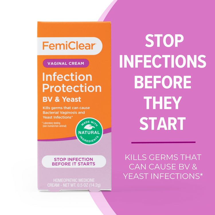 BV & Yeast Infection Protection Vaginal Cream | FemiClear